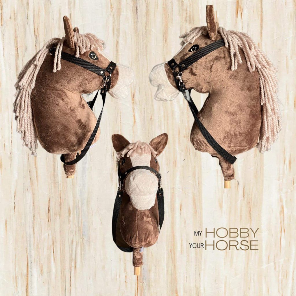 MyHobbyYourHorse Light Brown White Nose - Hobby Horses