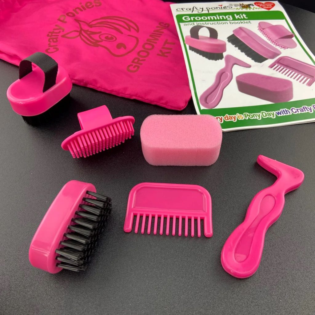 Crafty Ponies Grooming Kit - Pink - Hobby Horses